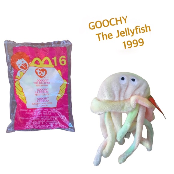 Ty | Other | Goochy The Jellyfish Original Mcdonalds Teenie Beanie Baby ...